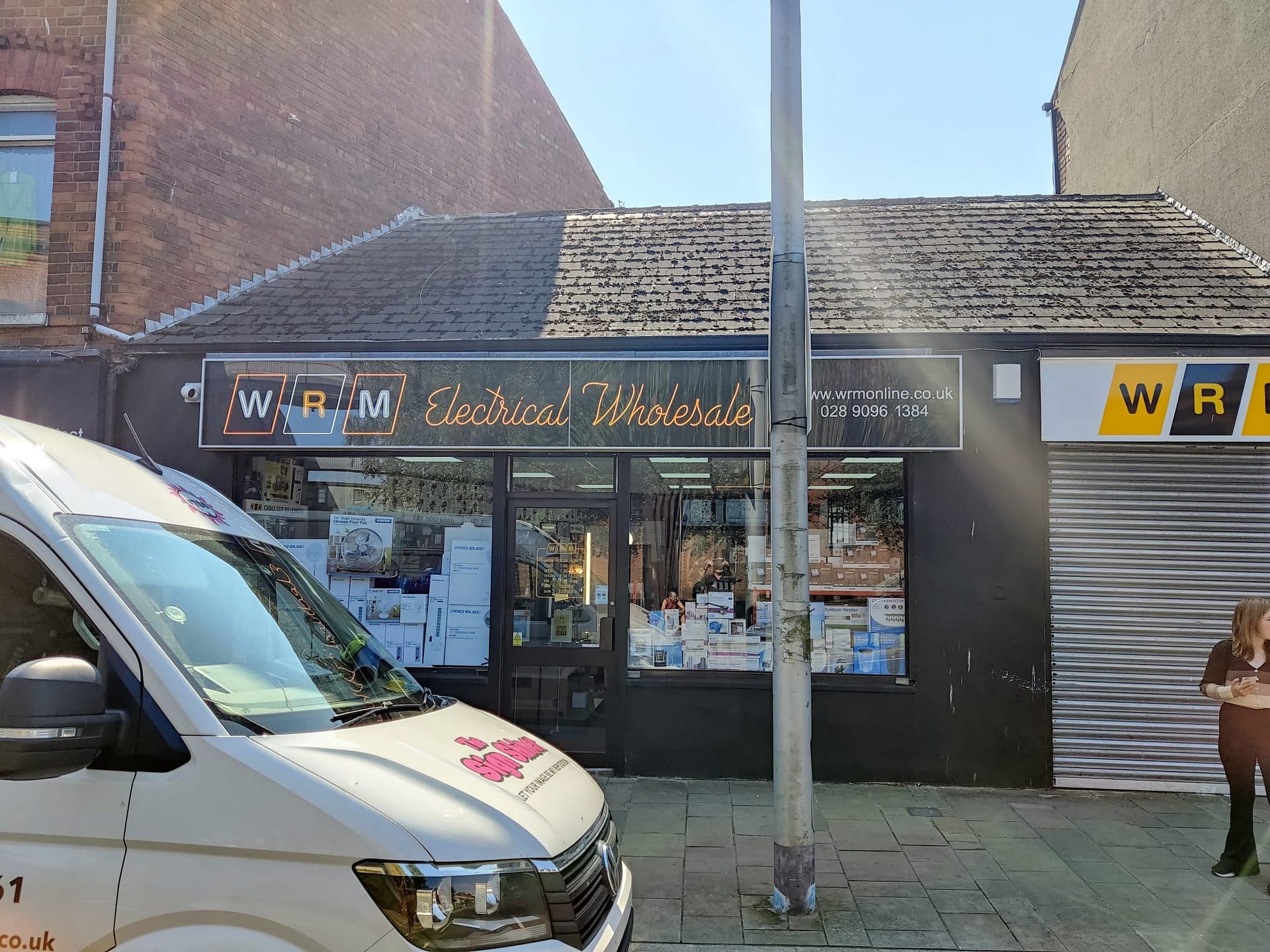 WRM Electrical - A Custom LED Neon Fascia - The Sign Shiner